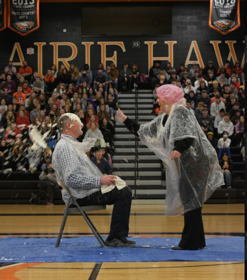 A Pie to the Face for a Good Cause – College Community School District